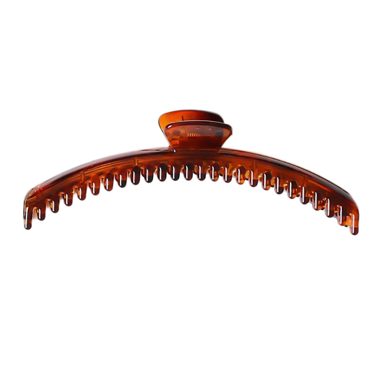 Opolski Arcs Shape Hair Claw Non-slip Crossing Teeth Solid Color ...