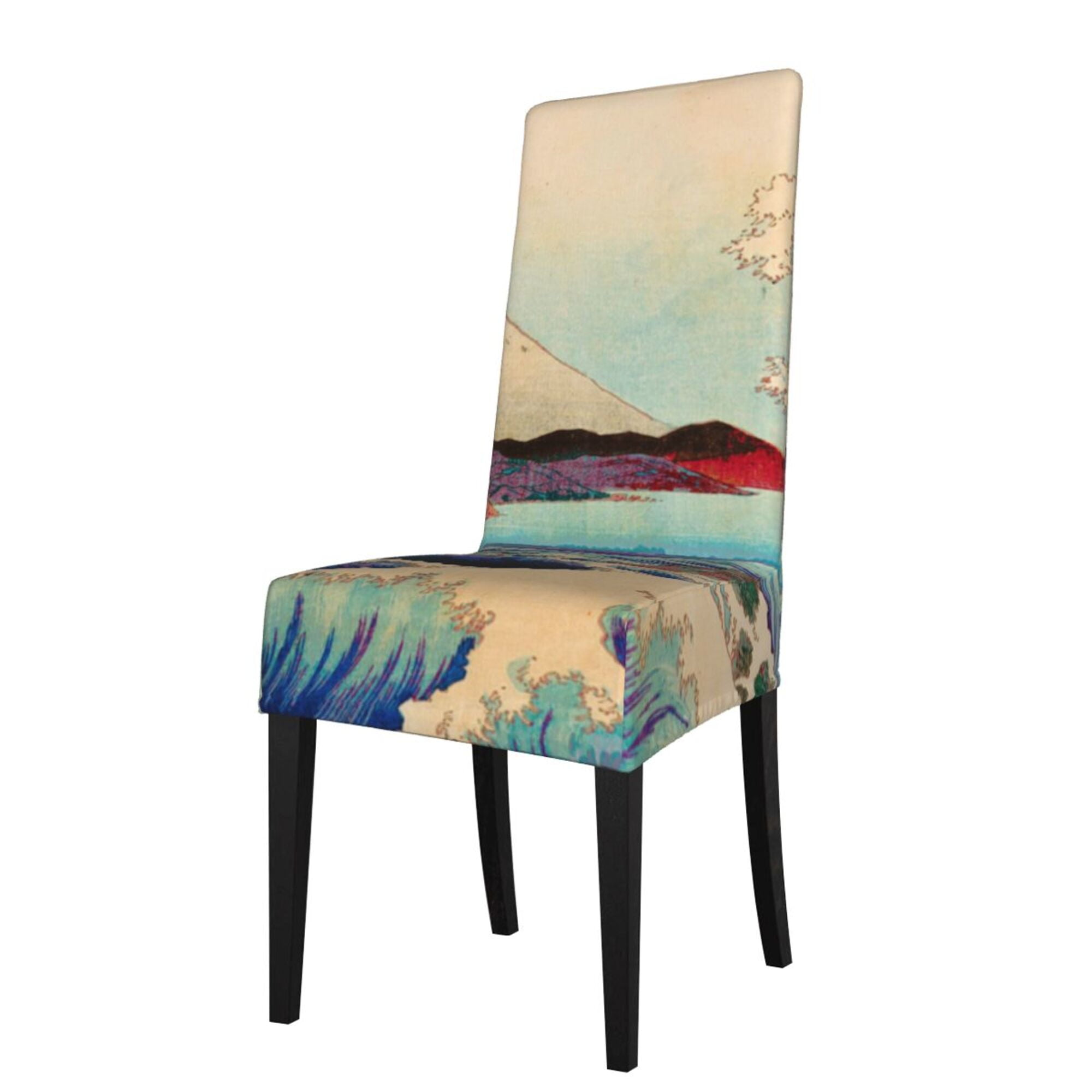 ZICANCN Wave Japanese Mount Chair Protectors Seat Covers , Dining Chair ...