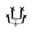 Mount-It! Quad Computer Monitor Desk Mount up to 27" Screens, Ergonomic ...