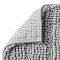 Mainstays Textured Soft Silver Chenille Polyester Bath Rug Set, 2-Piece ...