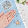 8 Bags 8 Style Brass Bead Frame for Earrings Hair Jewelry Accessories ...