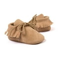 Infant Baby Boys and Girls Moccasins Sneakers Premium Soft Sole Tassels Prewalker Anti-Slip ...