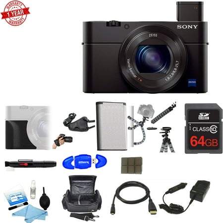 Sony DSC-RX100M III Cyber-shot Digital Still Camera with Sony 64G ...