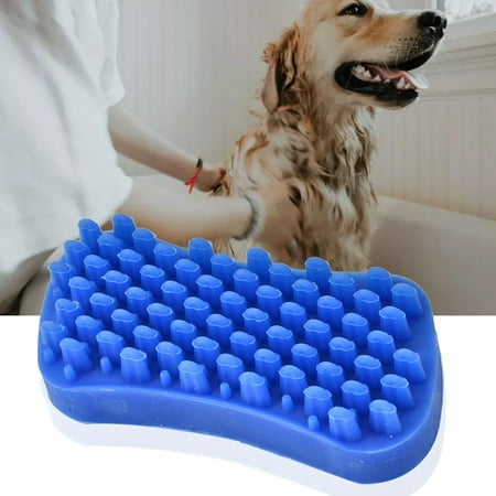 Bathing Combs,Short Hair Dogs Massage Massage Silicone Brush Rubber Dog ...