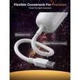 2-in-1 Galaxy Projector Night Light, Mini LED Nightlight Wall Lamp 360 ...