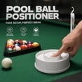 ABS Billiards Ball Training Tool, Triangular 15-Ball Positioner Rack ...