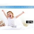 Digital Alarm Clock for Bedroom,Mirror Surface LED Electronic Clocks ...