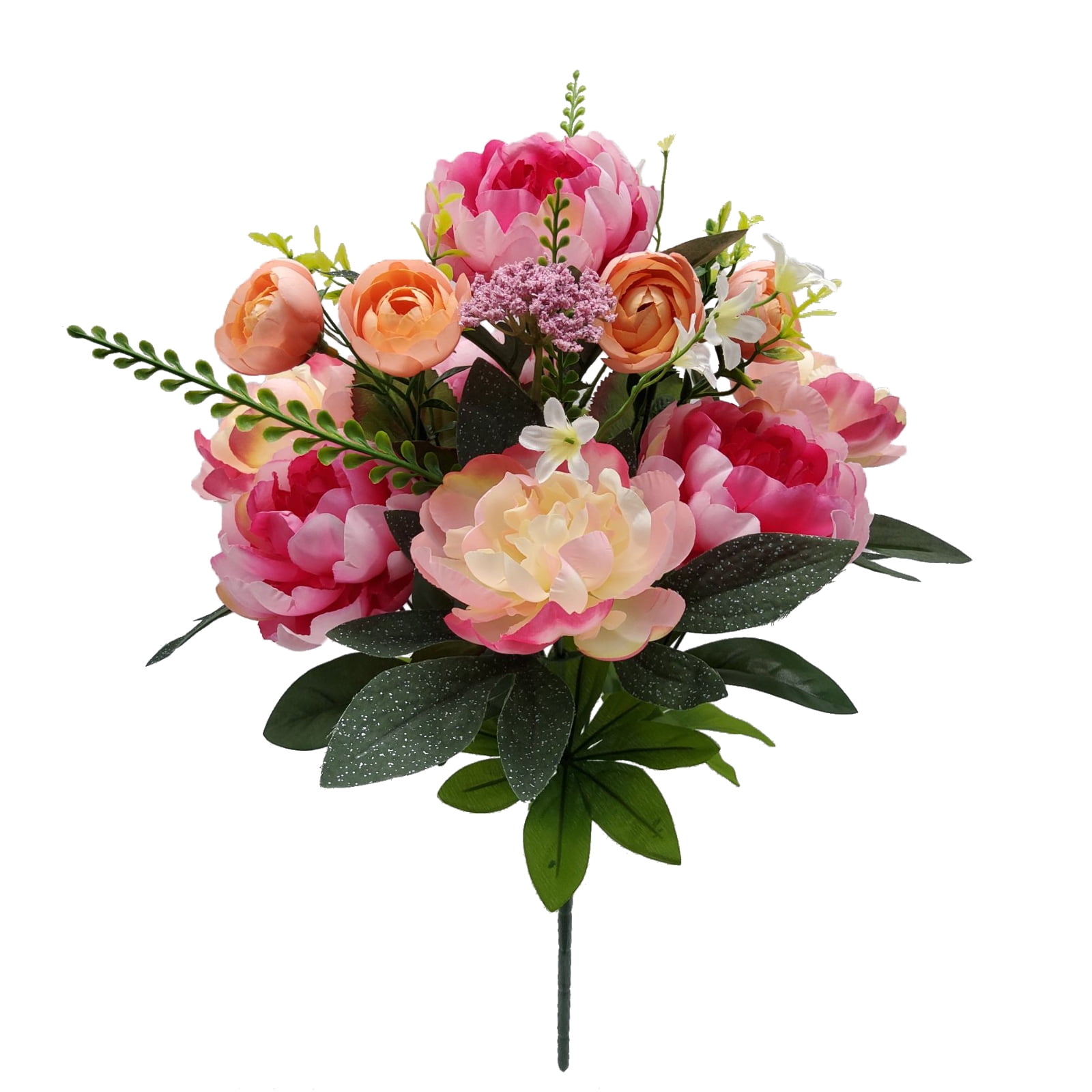 Click here for Mainstays 21 Pink Peony Mixed Bouquet prices