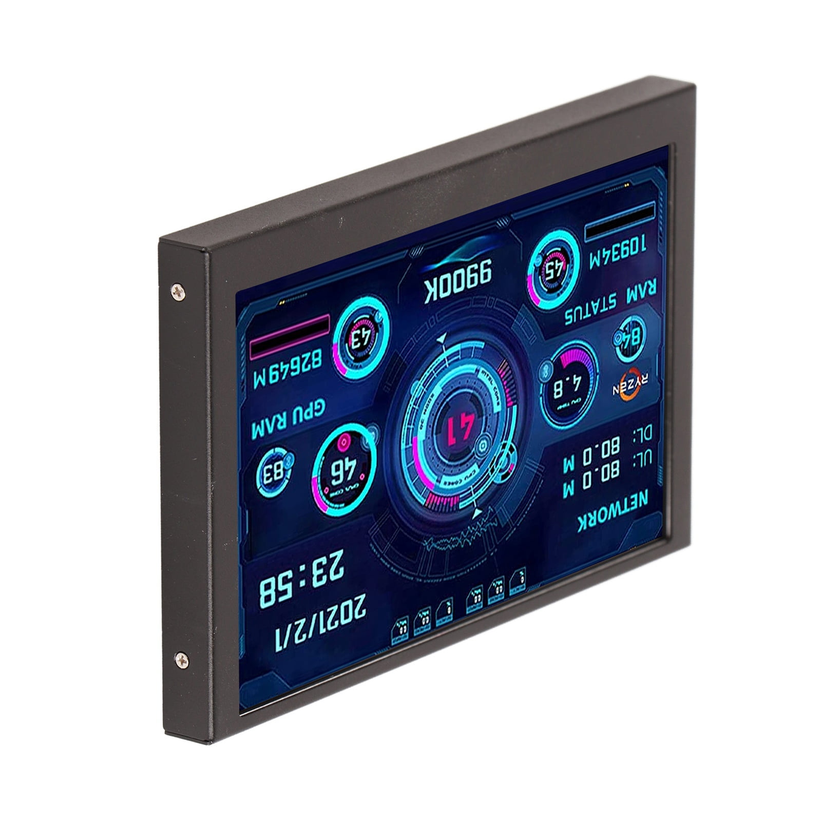 Mini ITX PC Case Monitor, 5in Buardar El Brillo Ajustable Monitor de ...