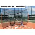 PowerNet Portable Baseball Backstop, 16x9 FT Collapsible Net, Batting ...