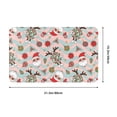 Bathroom Rugs Non Slip Washable - Groovy Retro Santa Kitchen Mats for ...