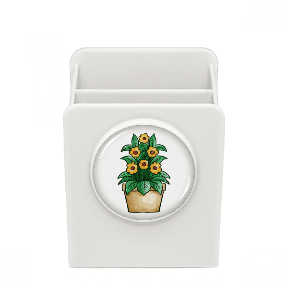 Potted Daisy Cartoon Art Deco Fashion Desk Pencil Holder Cup Pen ...