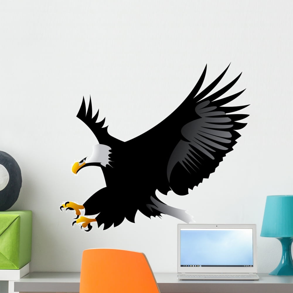 Eagle Wall Decal Sticker by Wallmonkeys Vinyl Peel and Stick Graphic ...