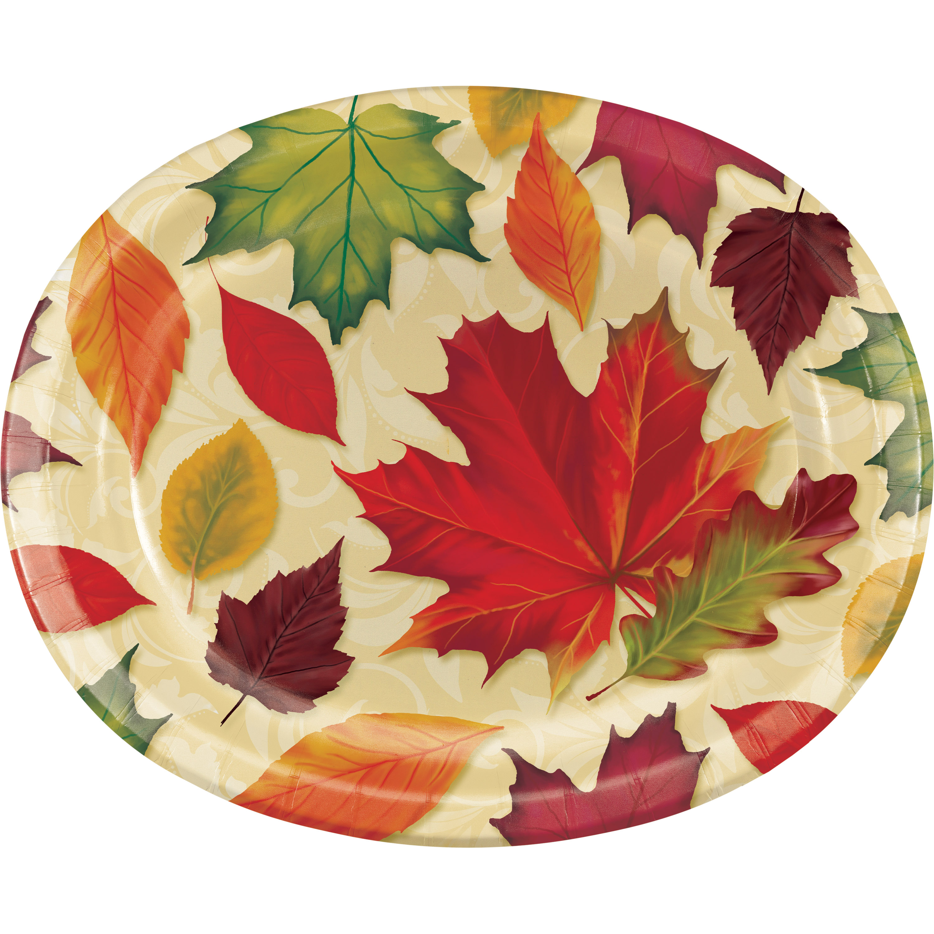 Fall Leaves Oval Plates 24 Count For 24 Guests Walmart Walmart Fall Leaves Oval Plates 24 Count For 24 Guests Walmart Walmart
