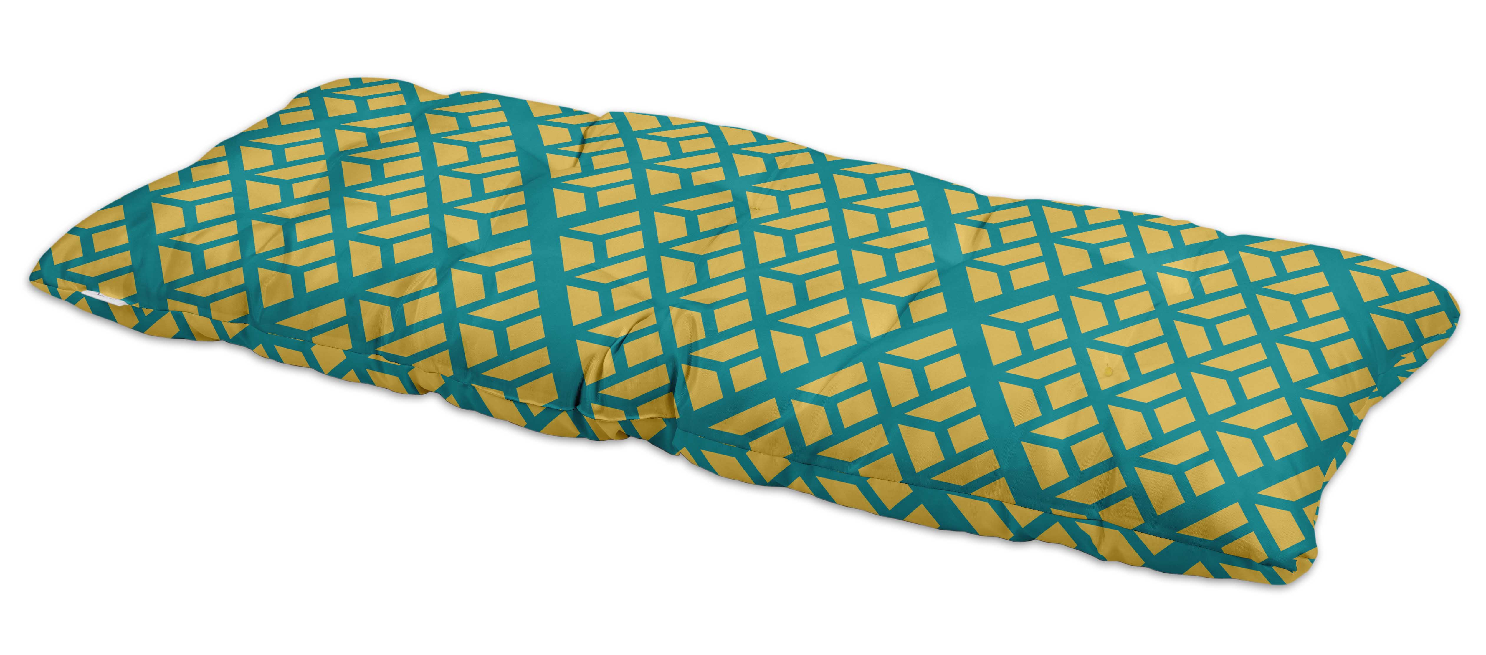 Vargottam Printed OutdoorBenchCushionLounger Water Resistant ...