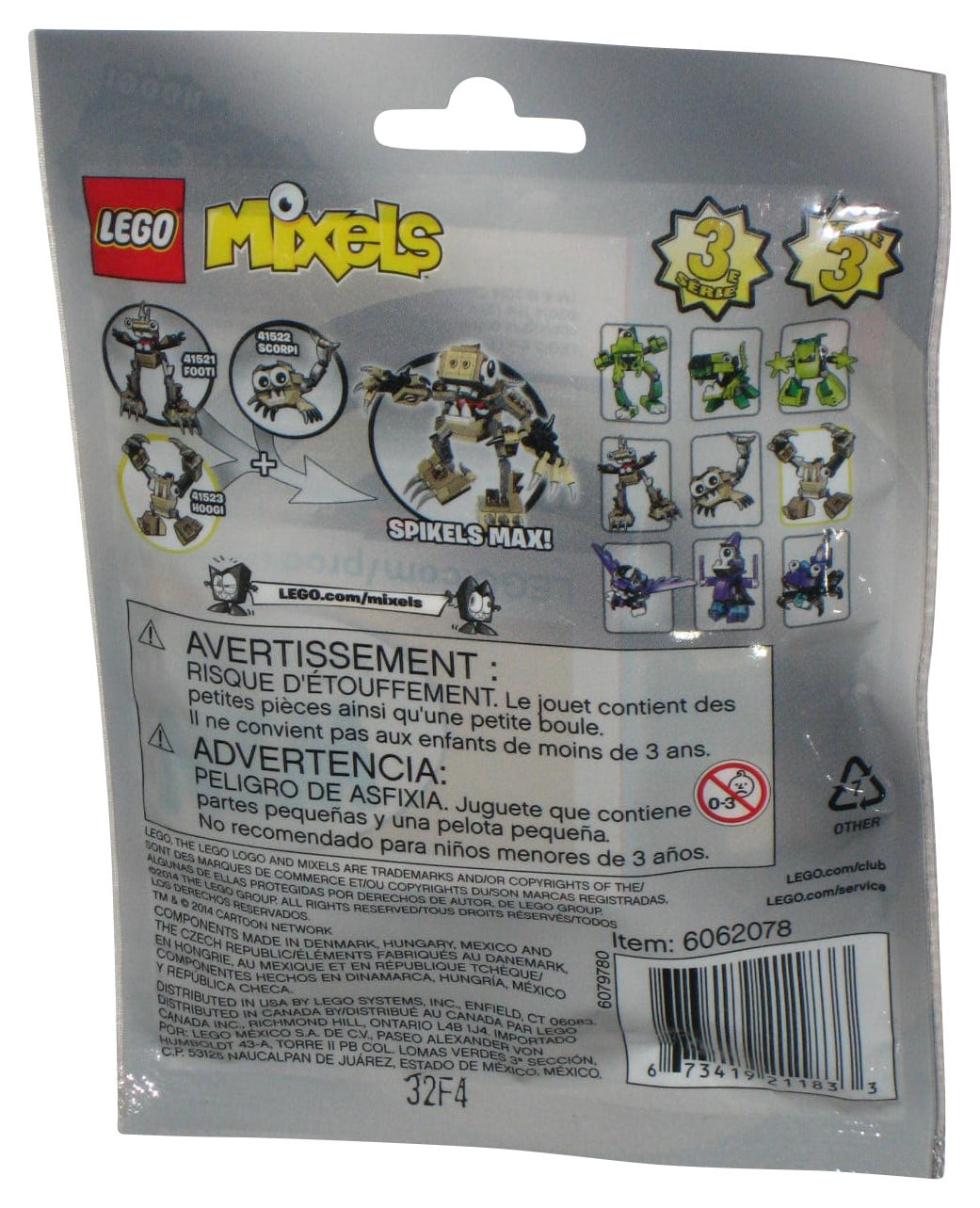 Lego Mixels Series 3 Scorpio