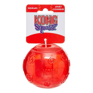 KONG Ball Durable Natural Rubber Dog Toy, Red, Medium/Large - Walmart.com