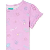 365 Kids Girls Ruffle Sleeve T-Shirts 3-Pack - 4-10 - Walmart.com