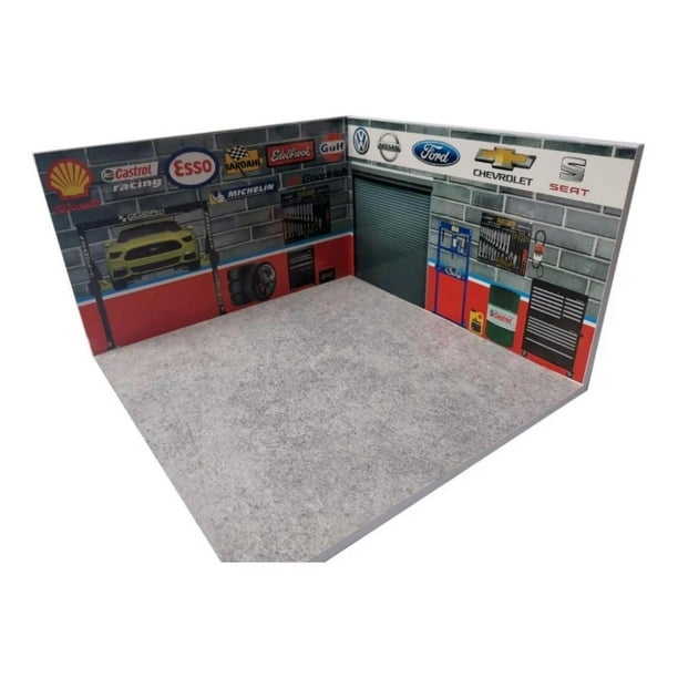 2 Dioramas Exhibidores Para Autos A Escala Trade Diorama | Bodega Aurrera en línea