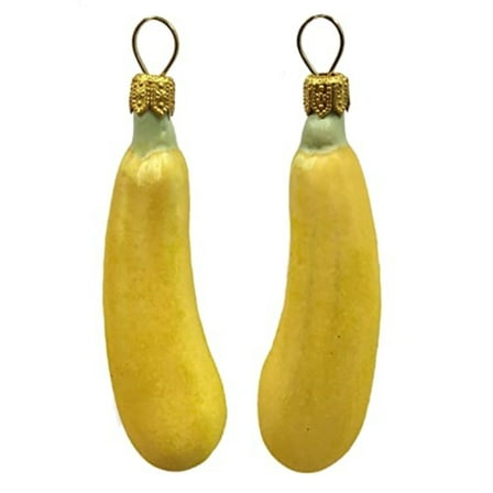 Slice of Parmesan Cheese Polish Glass Christmas Ornament Set of 2 ...