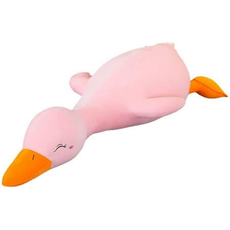 Pink Duck Plush Soft Pillow, 25.6 Inch Giant Realistic Plush Duck ...
