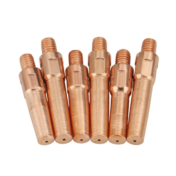 10Pcs Copper Wire Conductive Tips Welding Torch Nozzle Hardware Tool ...