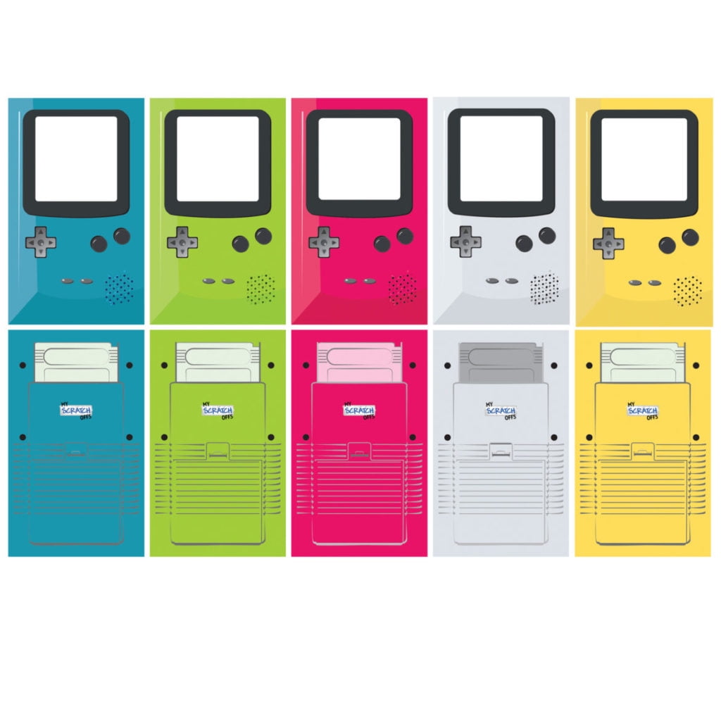 DIY Scratch Off Card Kit – Game Boy – 25 Pack - Walmart.com