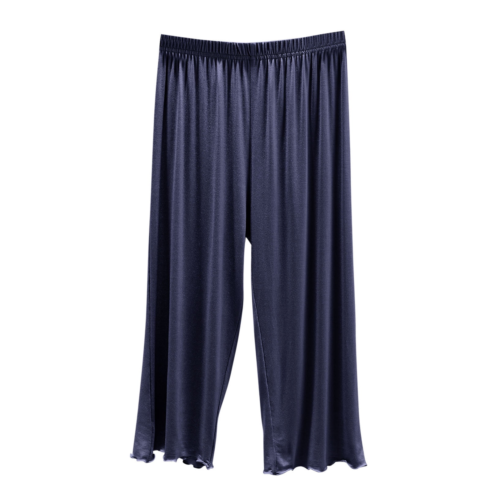 Click here for Lenpel Womens Capri Pajama Pants Plus Size Elastic... prices