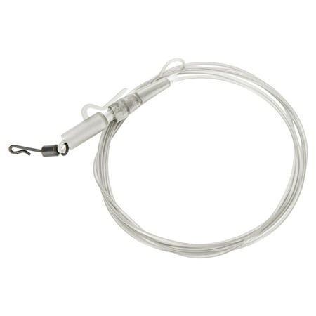 Jianama Fluorocarbon Carp Leader with Safety Clips Quick Change Swivels ...