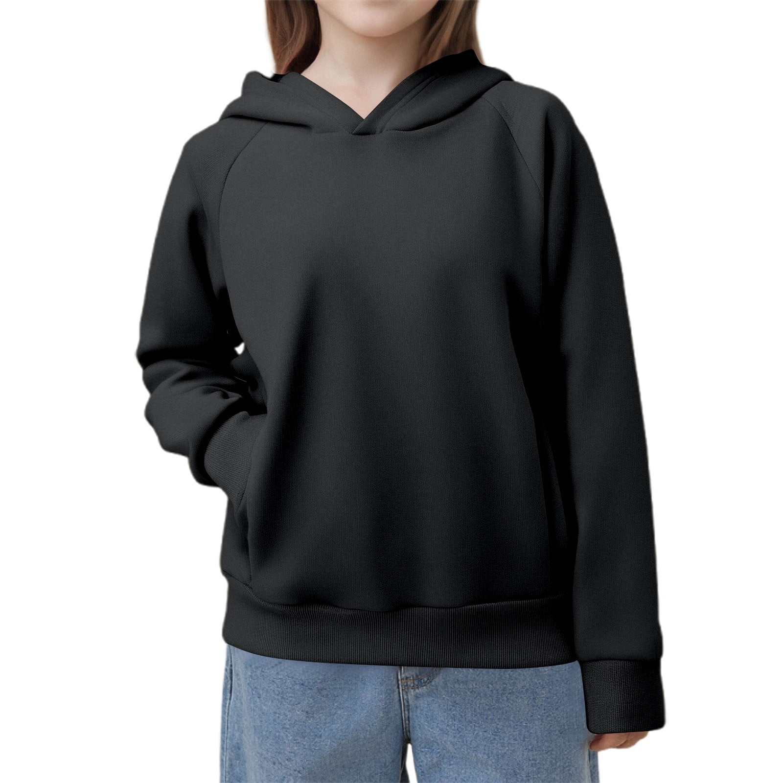 Click here for Aocisk Girls Casual Pullover Sweatshirt Solid Comf... prices