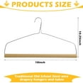 5 Sets Dry Cleaner Hangers 18 Inch Drapery Hanger and Tubes with Strong ...