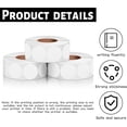 4500 pieces 3 rolls 1.5-inch round direct thermal labels stickers ...