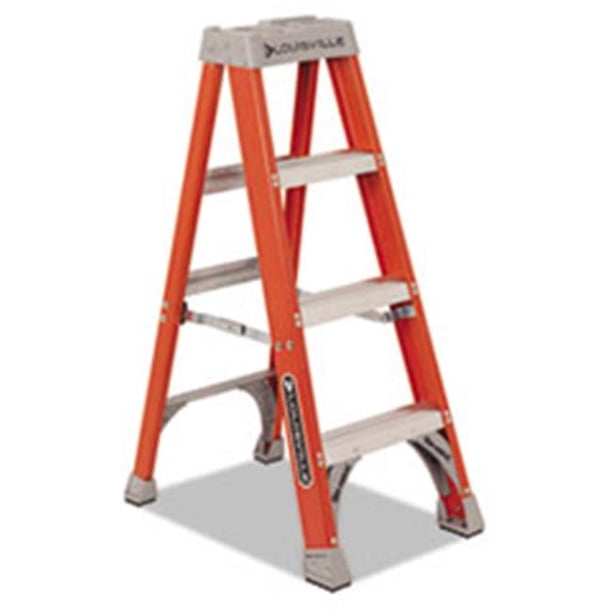 Davidson Ladder, Inc. FS1504 Fiberglass Heavy Duty Step Ladder, 50 ...