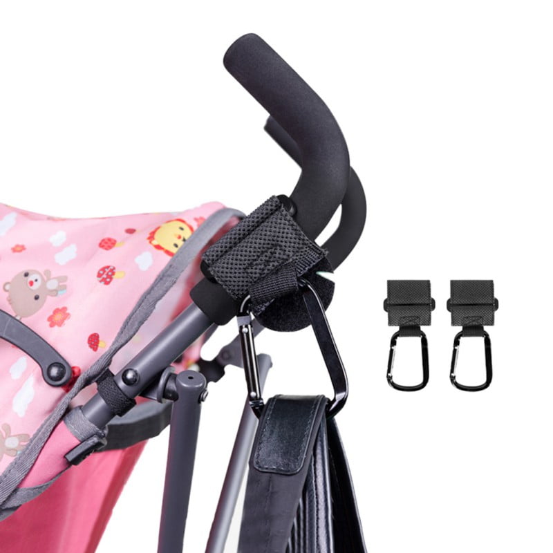 2Pcs/Set Stroller Hooks Mommy Hook, Baby Stroller Organizer Hook Clip ...