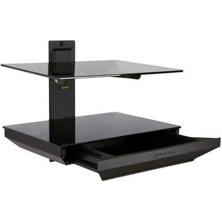 Atlantic 2-Tier AV Component Shelf with Drawer - Walmart.com - Walmart.com