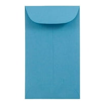JAM Paper #3 Coin Envelopes, 2.5x4.25, Blue, 100/Pack - Walmart.com