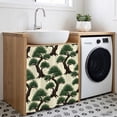 Cabinet Curtain 35''W x 35''L,Bonsai Tree Under Sink Curtain Drapes ...