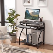 Ktaxon Corner Home Office Desk, Student Laptop Table, Rolling Furniture ...