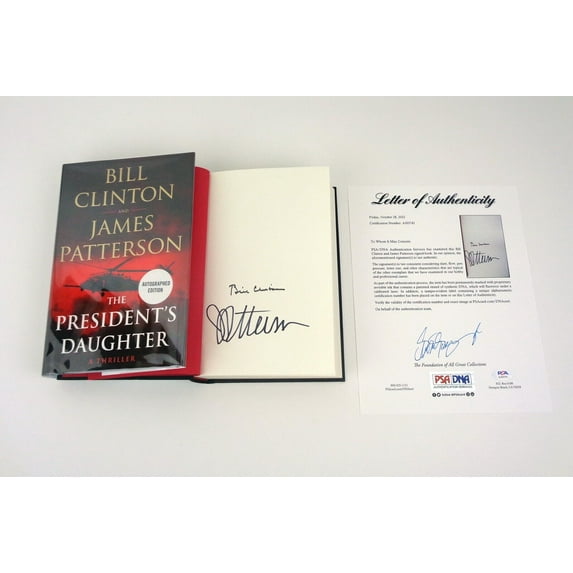 Bill Clinton President Signed Autograph The Presidents Daughter Book ...