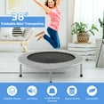 Infans 38" Mini Folding Trampoline Portable Recreational Fitness ...