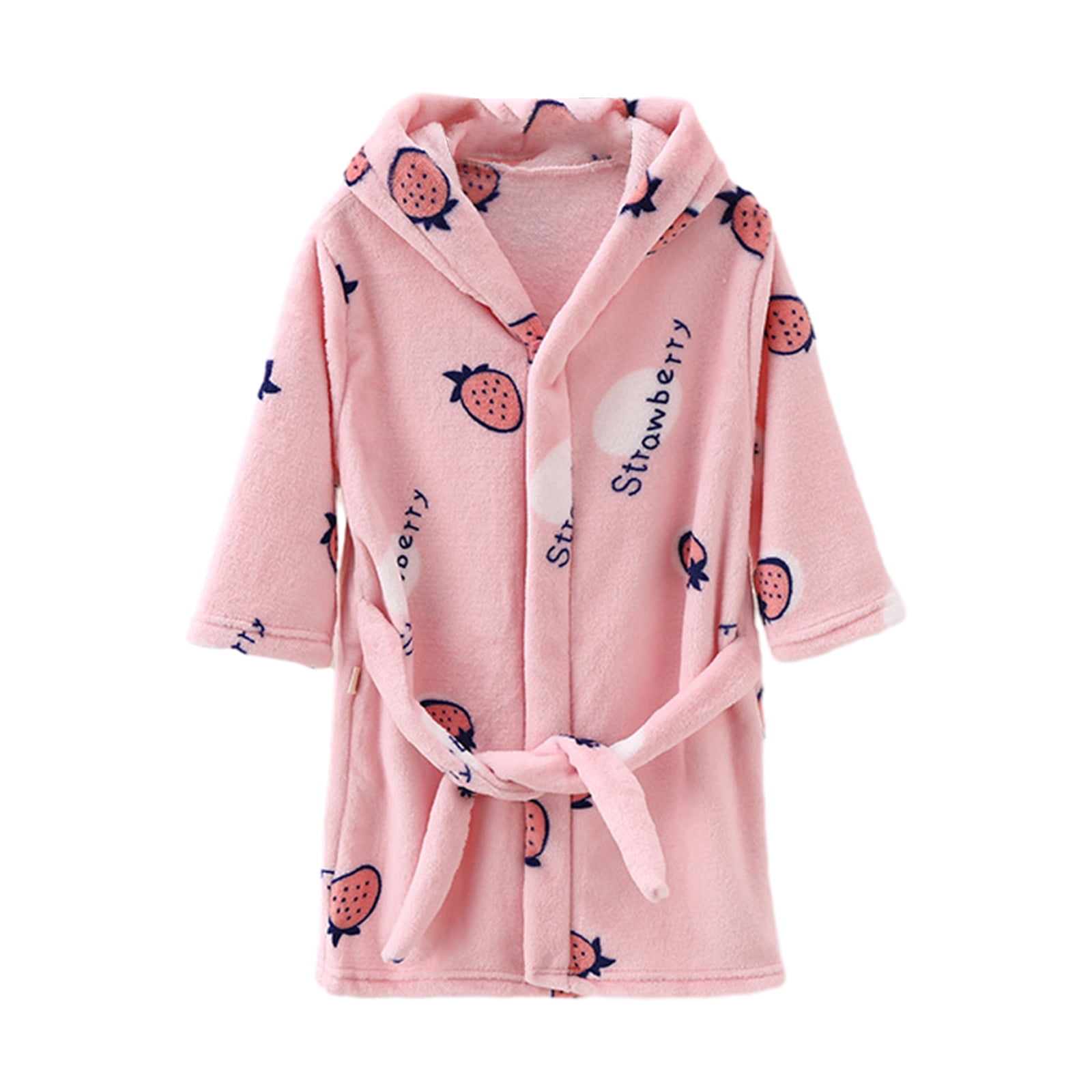 Click here for Unbranded Nightdress 2-12years Girls Fleece Hooded... prices