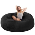 Soft Extra Large Bean Bag Chairs Couch Sofa Cover Lazy Lounger For ...