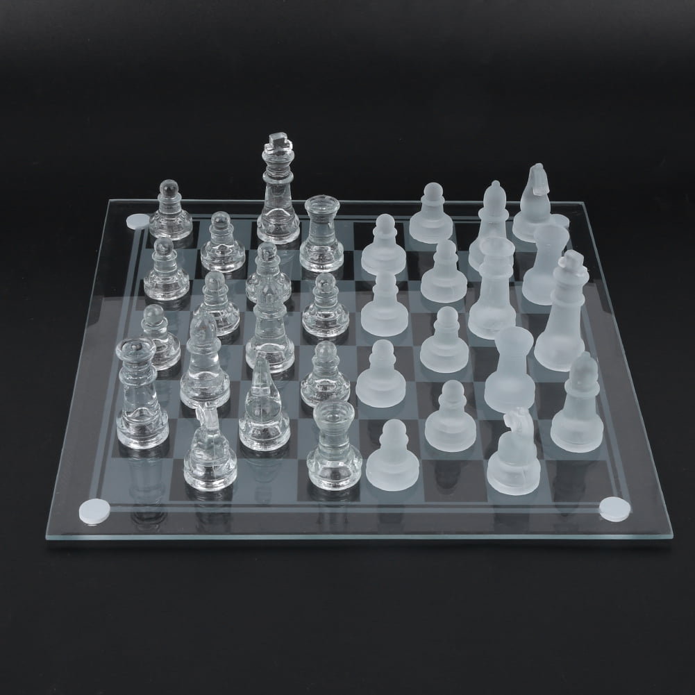 Click here for Sonew Chess 25x25cm Dull Polish Glass Crystal Inte... prices