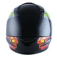 Motorcycle Full Face Helmet Adult Chief Indian Black - Walmart.com