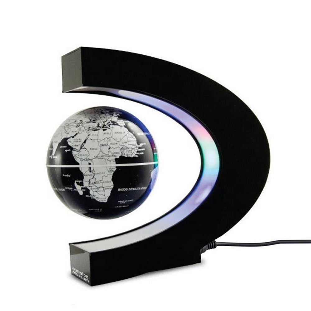Home Office Antigravity Lamp Novelty C Shape Base Magnetic Levitation ...
