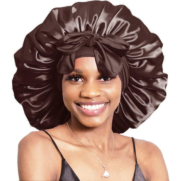 LAICAIW Silk Bonnet for Sleeping Satin Bonnet Hair Bonnet for Braids ...