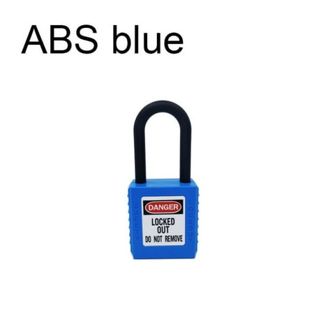 ABS lock security padlock engineering lock plastic shackle steel 38mm ...