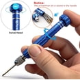 5-in-1 Multifunctional Small Screwdriver, S2 Steel Magnetic Screwdriver ...