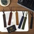 6 Pcs Leather Bookmark with Tassel, Classic Style Bookmark, 0.05 Inches ...