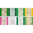 9 Sheets Reusable Spring Window Clings Sticker with Bright Color and ...